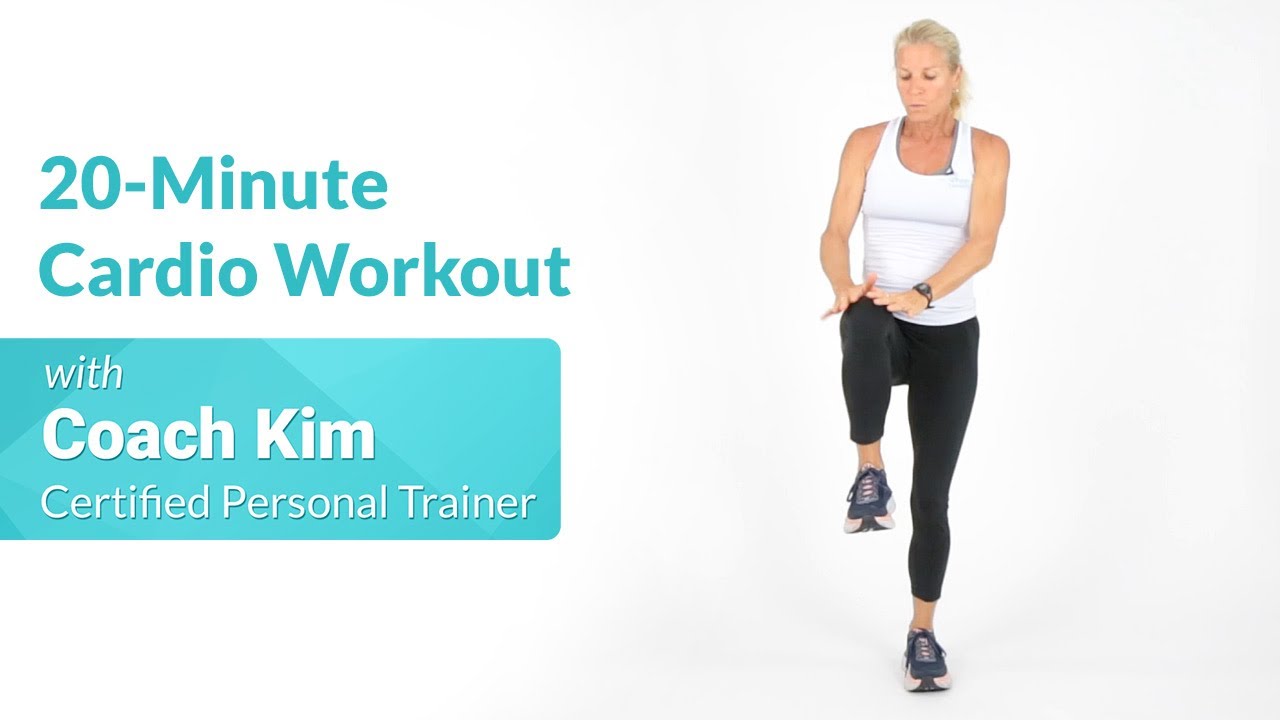 20-Minute Beginner's Cardio Workout - YouTube