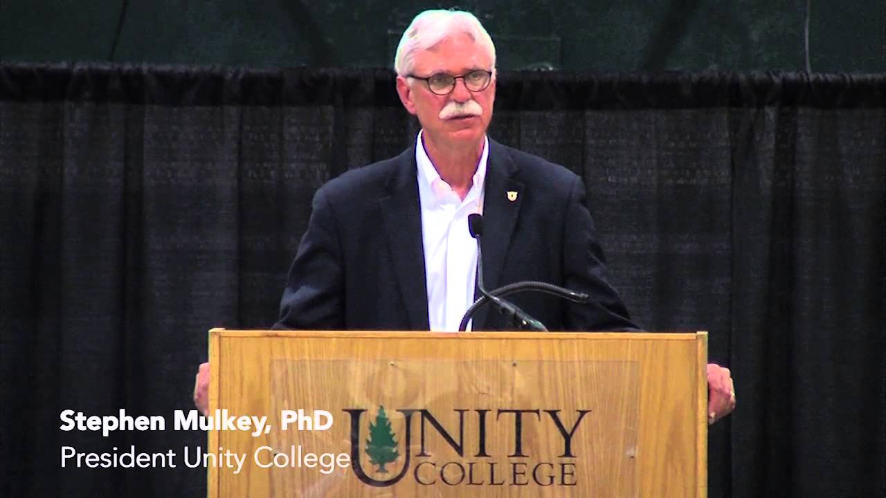 President Stephen Mulkey's 50 Celebration Speech at Unity College - YouTube