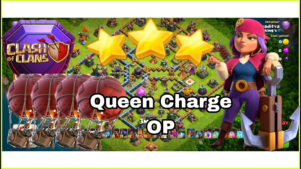 QC Lava loon attack|QC Lalo attack|legend league attack|th14 legend ...