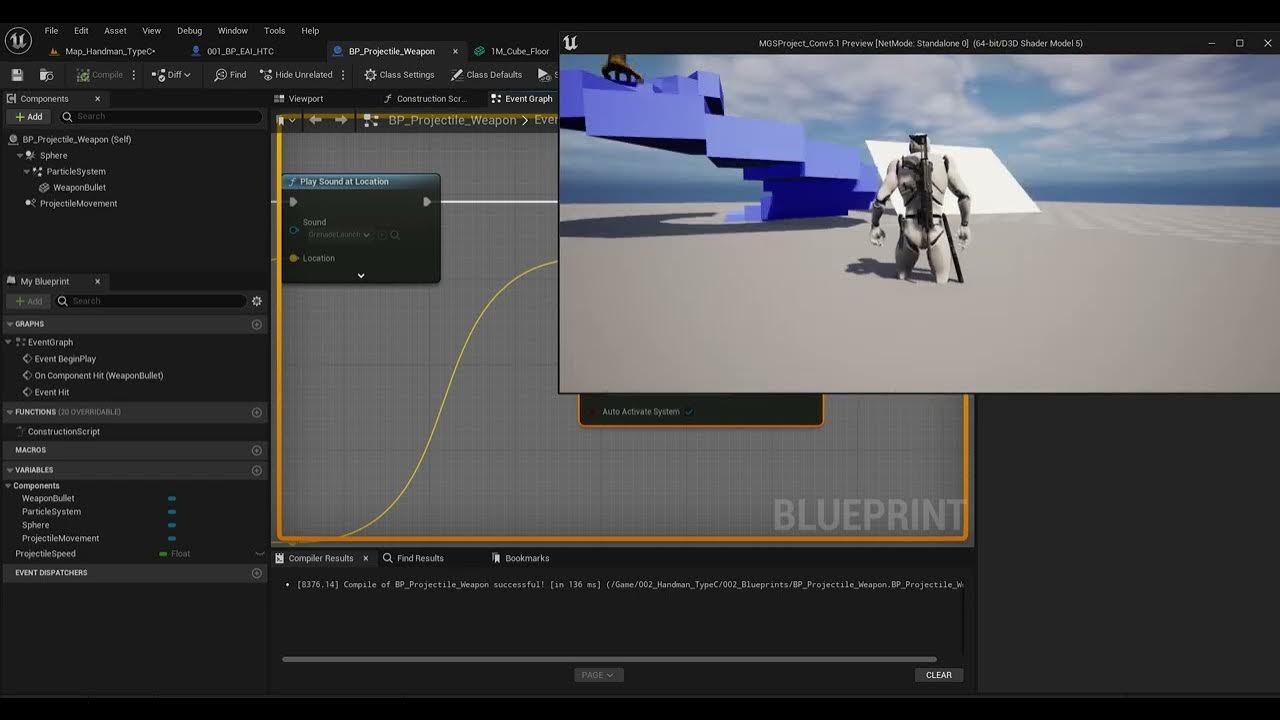 Unreal Engine Projectile 弾丸が床や壁からすり抜ける理由 Static Mesh Collisionのありなし - YouTube