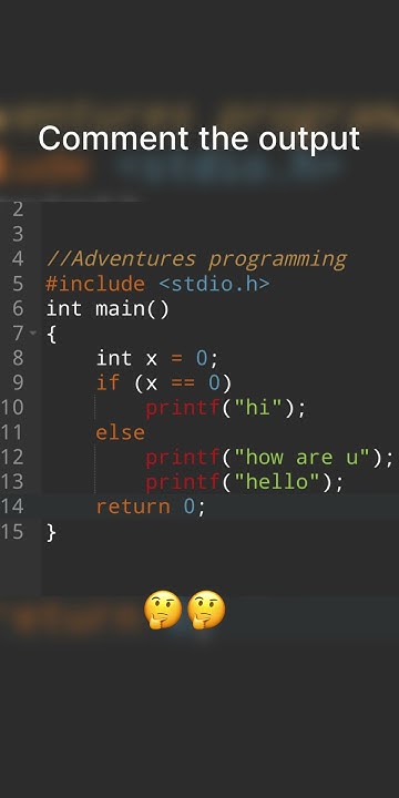 Comment the output 🧐 🧐#codeeveryday #codewithme #coding #100daysofcode ... Comment the output 🧐 🧐#codeeveryday #codewithme #coding #100daysofcode ...