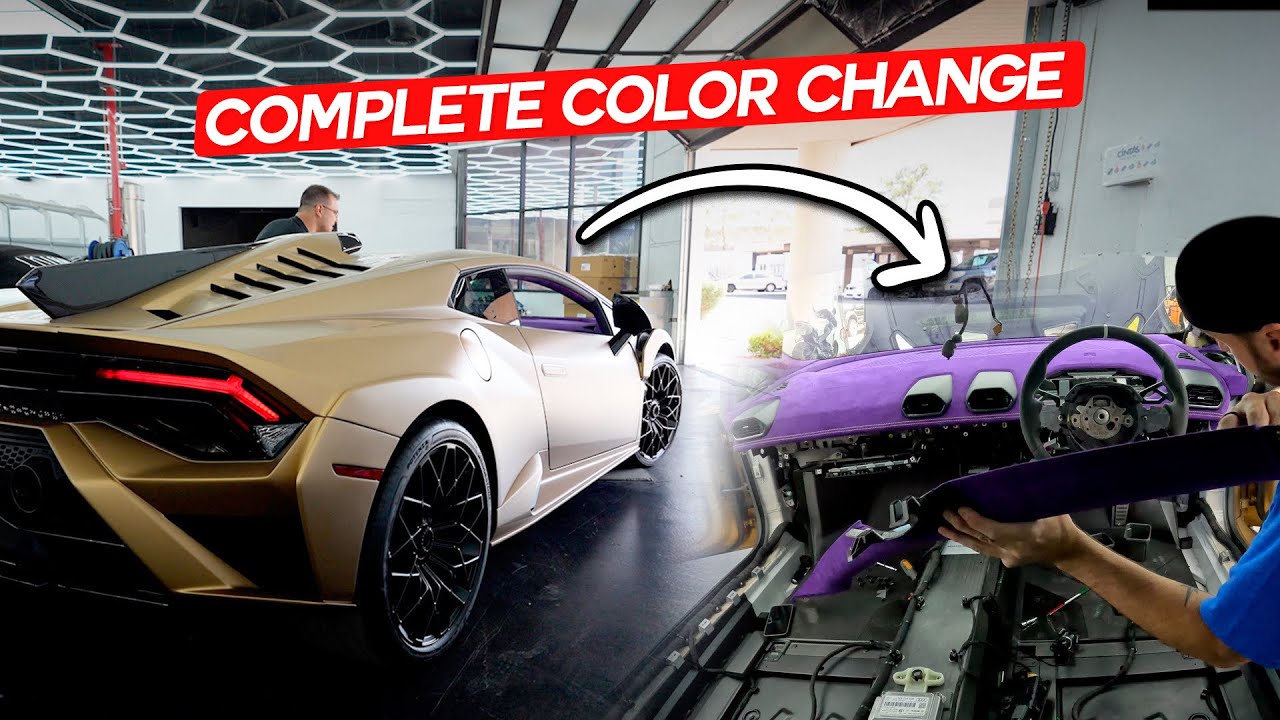 Insane Custom Interior for my Huracan STO - YouTube