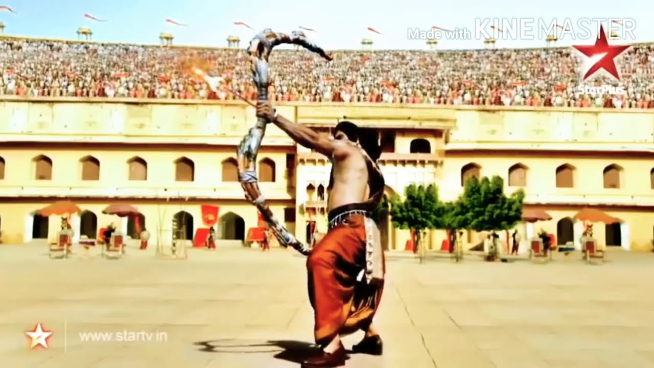 Karn vs Arjun First Battle Scene #Mahabharat #Suryaputrakarn - YouTube