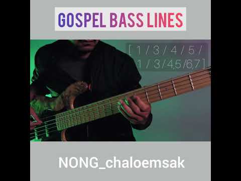 GOSPEL BASS LINES [Progression Chord 1/3/4/5//1/3/4,5/6,7] - YouTube