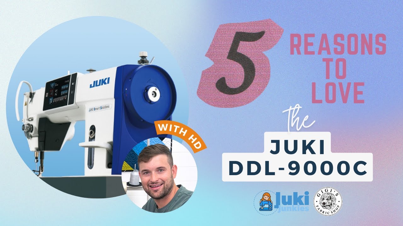 5 Reasons To Love The Juki DDL-9000c FMS! - YouTube