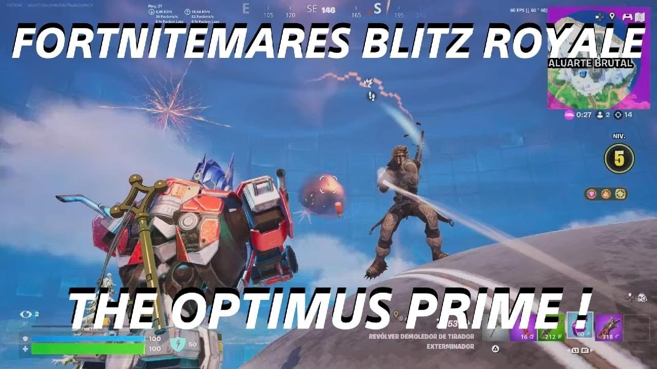 Fortnite Blitz Royale - The Optimus Prime - Fortnitemares - TATTO44 ...