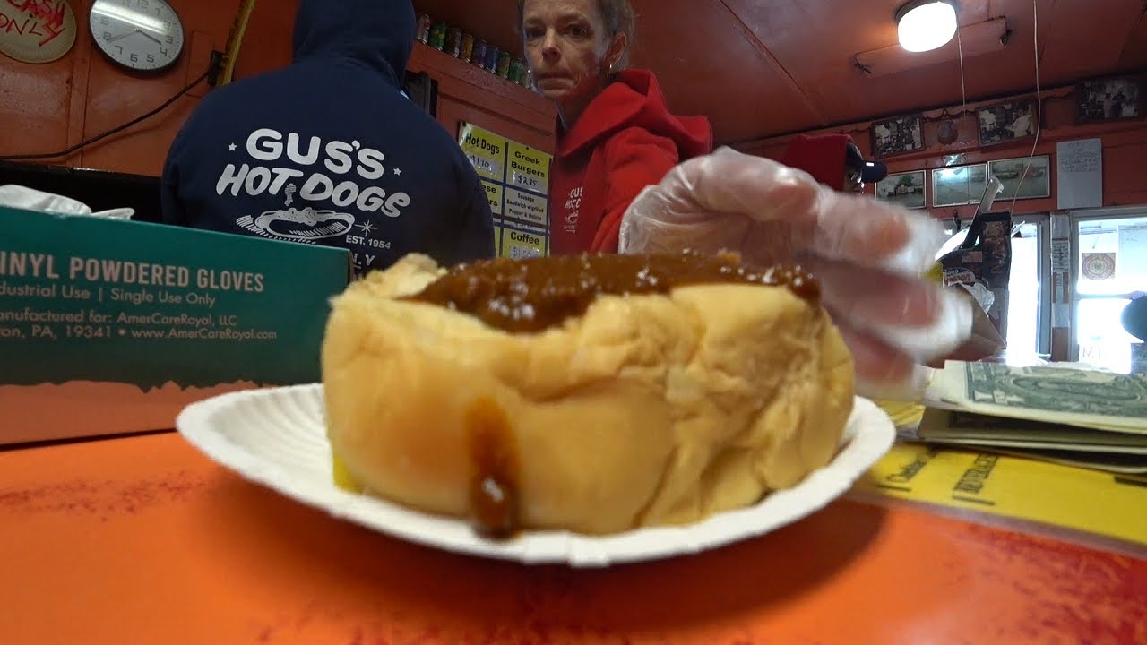 Gus's Hot Dogs - Watervliet NY 🇺🇸 - YouTube