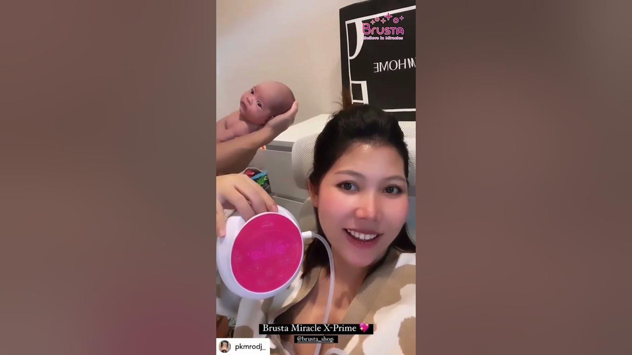หม้ามี๊อ้อนรีวิว เครื่องปั๊มนม Brusta Miracle X Prime | Review Brusta 💖 - YouTube