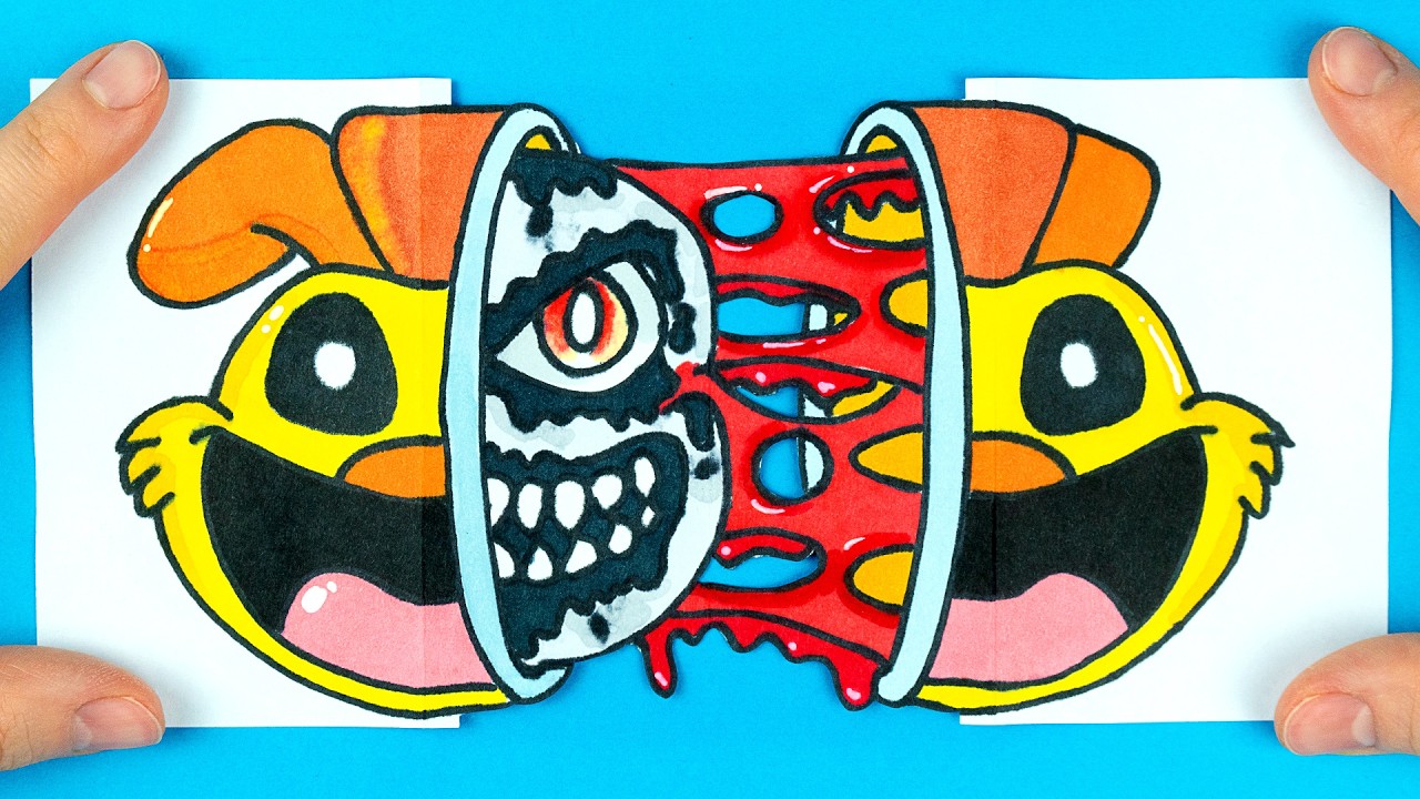 ART & PAPER CRAFT KICKIN CHICKEN from SMILING CRITTERS - YouTube
