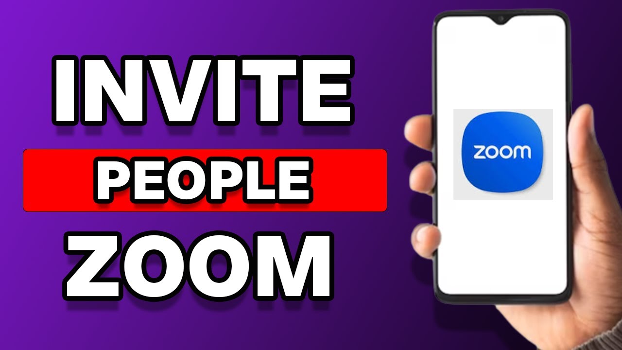 How To Invite People To Zoom Meeting On Phone - YouTube