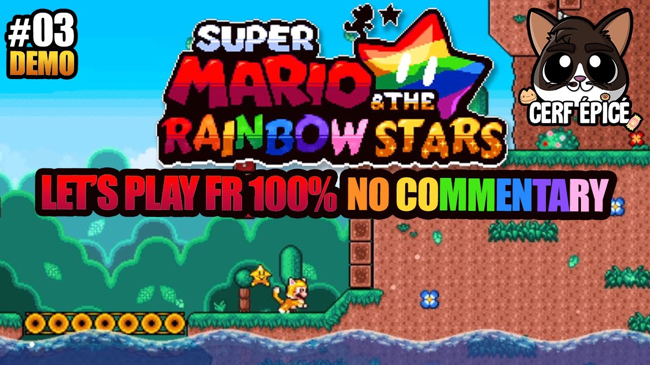 #03 - Super Mario & The Rainbow Stars - 1-5 Thwomp Cave + Yoshi Village ...