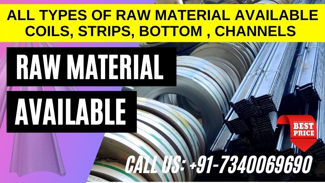 Rolling Shutter Raw Material Available All Type & Size Strip / Coils ...