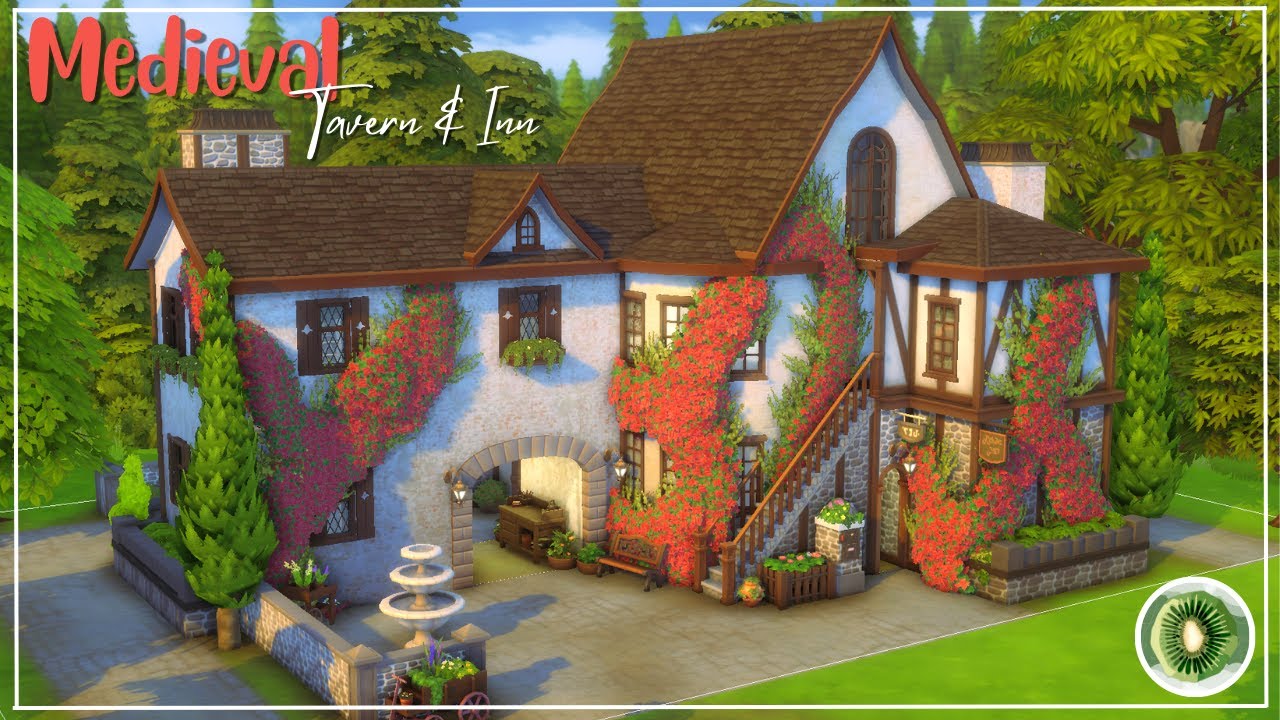 Medieval Tavern & Inn 🍻 | Speed-build | The Sims 4 | First Build Of ...
