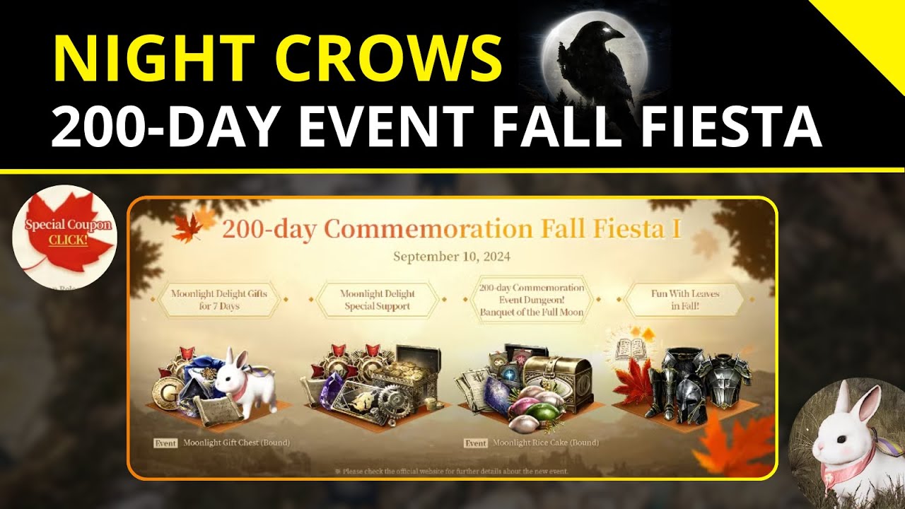 Night Crows: Fall Event - 200 Day Commemoration - Fall Fiesta 🍂 - YouTube