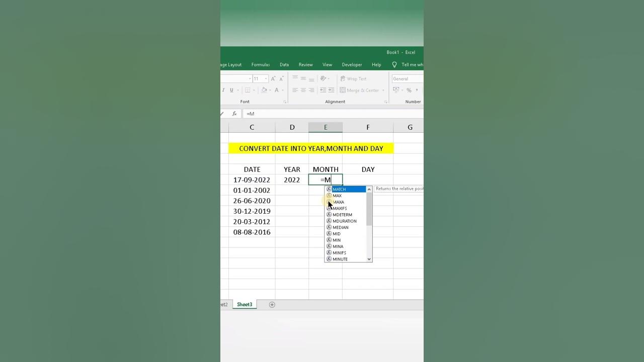 How To Extract Day Month And Year From Date In Excel shorts YouTube how-to-extract-day-month-and-year-from-date-in-excel-shorts-youtube