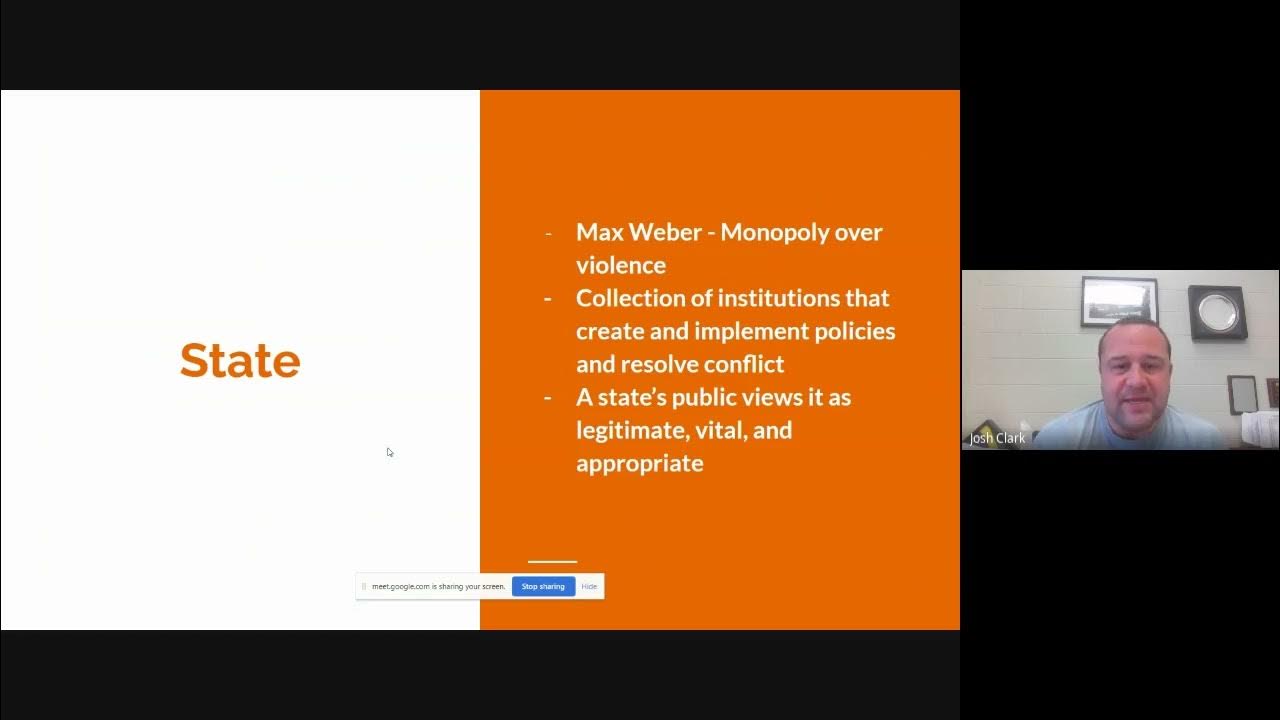 AP Comparative Government Review #1 - The State - YouTube