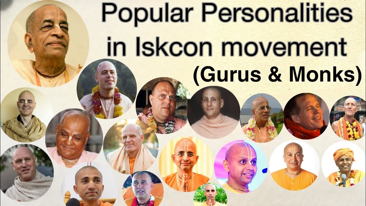 Popular Personalities in Iskcon #monks #iskconguru #iskconfounder # ...