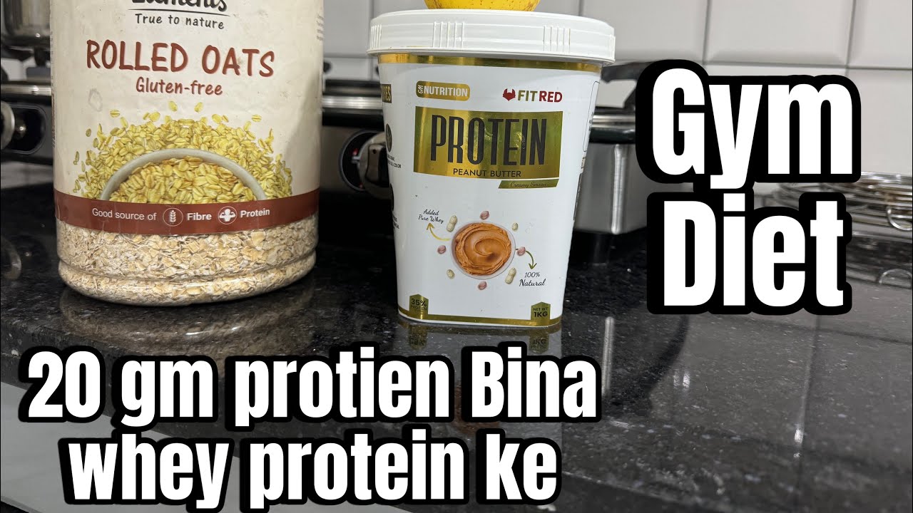 Oats recipe for gym boys muscle building diet - YouTube