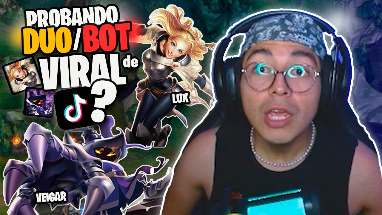 PROBANDO DUO/BOT VIRAL de TIKTOK?😱 | Lux and Veigar | CAP 2 | ElRiiick - YouTube