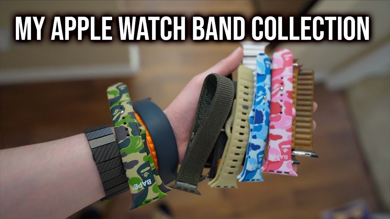 my apple watch band collection (apply watch ultra) - YouTube