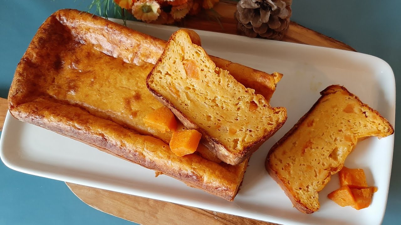 'cake à la patate douce et comté # recette simple et gourmande - YouTube