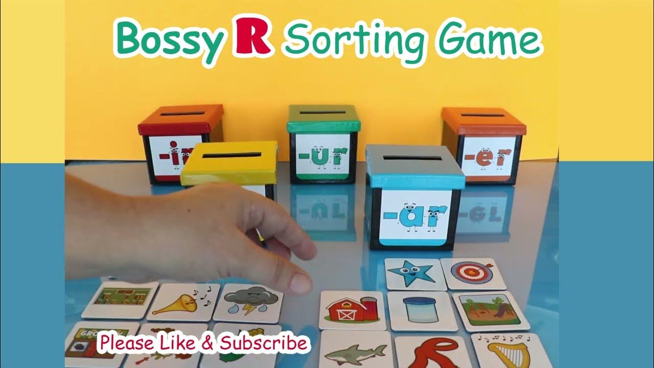 Bossy R Sorting Game 1 - YouTube