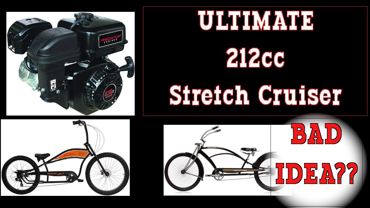 Build The Ultimate 212cc Motorized Stretch Beach Cruiser? - Good Idea ...