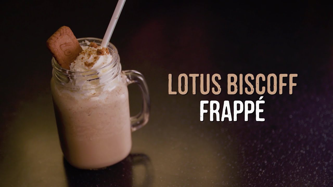 Lotus Biscoff Frappe - YouTube