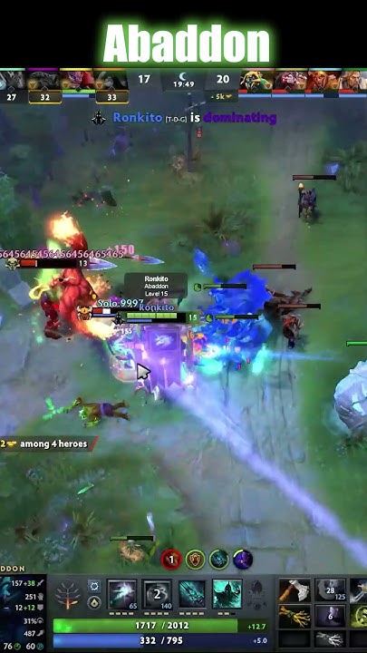 2 Level In 16 Seconds Abaddon Likes this Very Much #dota2 #dota2highlights #rampage - YouTube