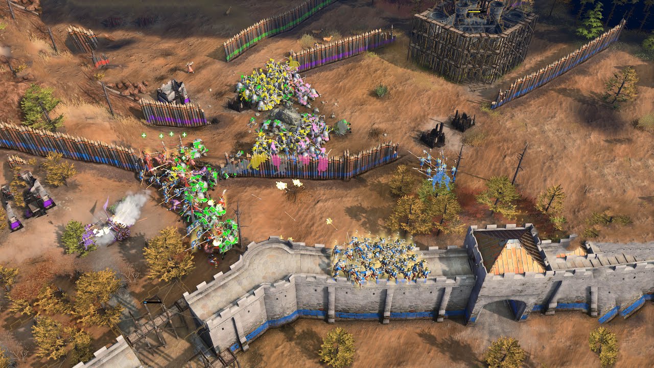 Age of Empires 4 - 3v3 DELAYING THE ENEMY ARMY | Multiplayer Gameplay ...
