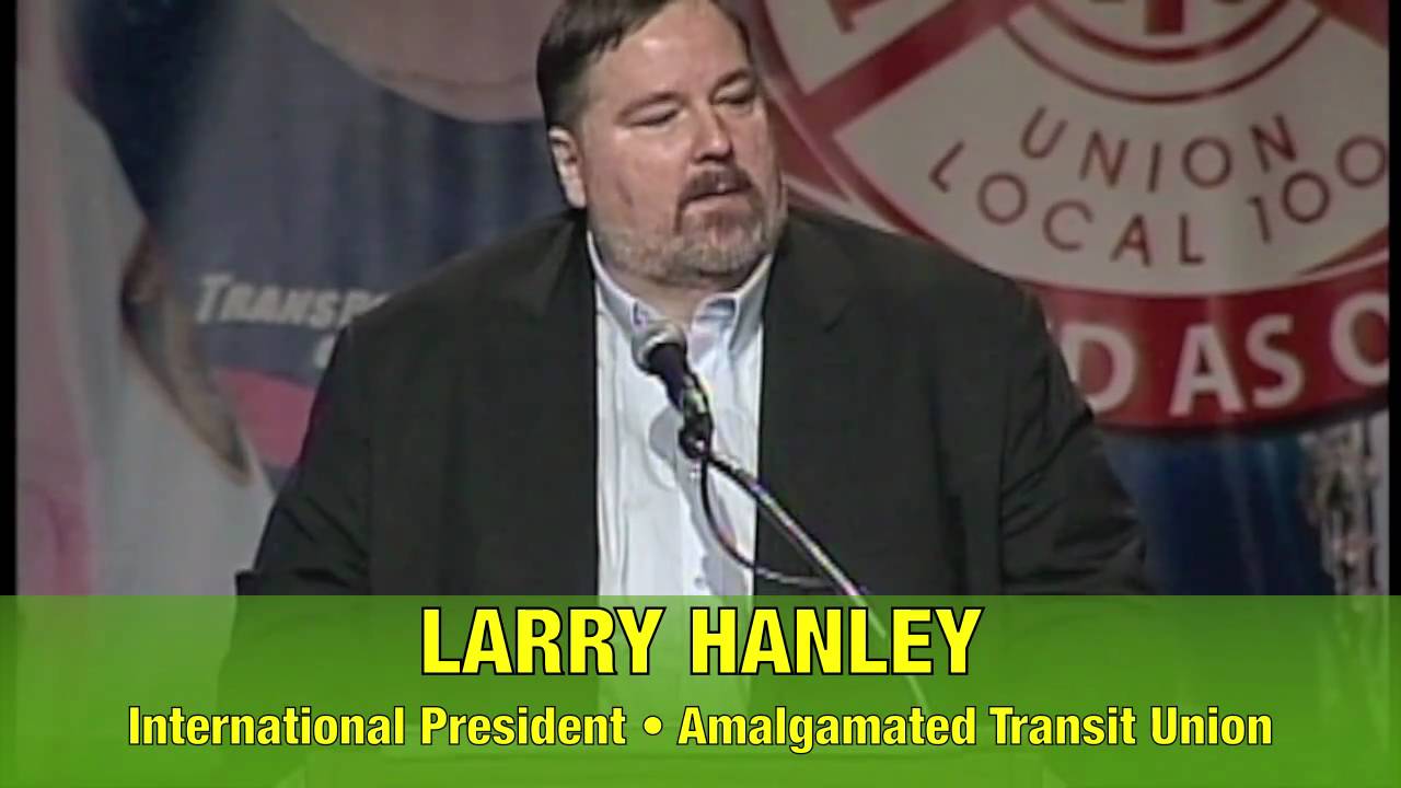 ATU International Pres. Larry Hanley speaks at Local 100's annual ...