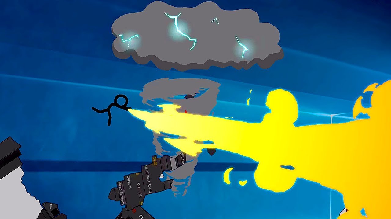 STICKMANS DESTRUIRAM TUDO (STICKMAN VS. ANIMATOR) - YouTube