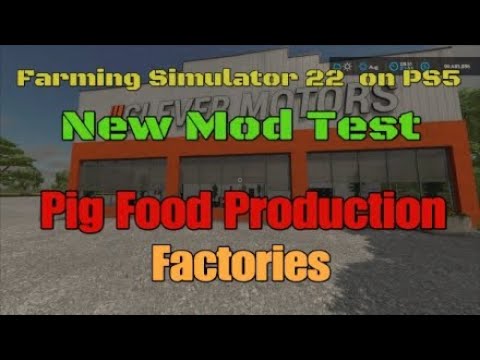 FS22 Pig Food Production New mod For May 2 - YouTube