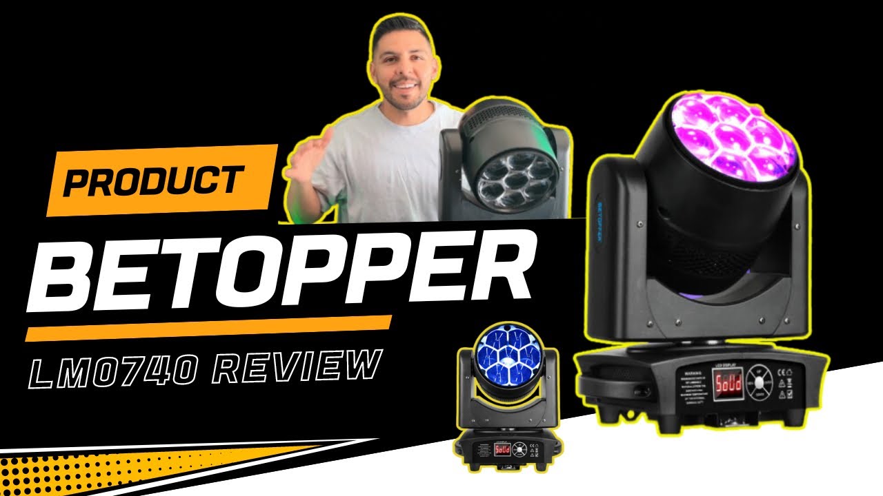 Betopper 7x40W 4 in 1 Moving Head Light @betopperofficial #djgear # ...