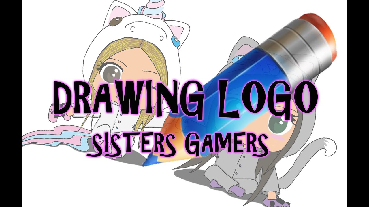 Sisters Gamers | Drawing Logo =^^= - YouTube