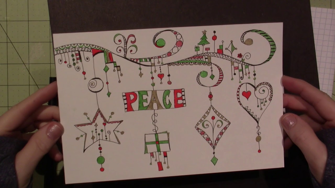 December Art Journal Page - YouTube