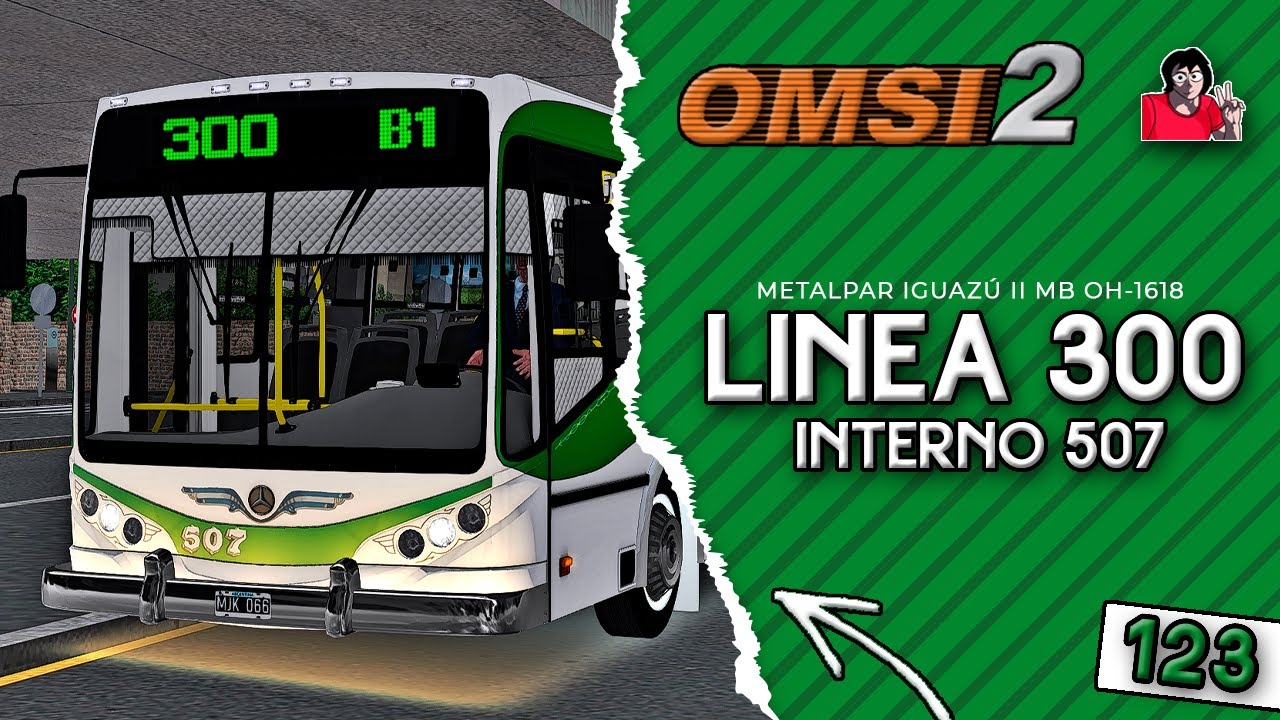 🚌 El mapa épico y perfecto | Línea 300 | Metalpar Iguazú II MB OH-1618 ...