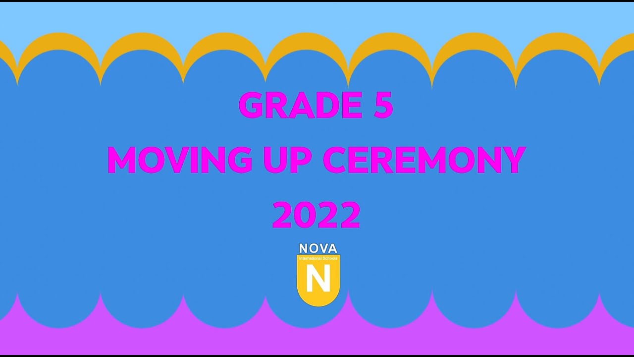 Grade 5 Moving Up Ceremony - YouTube