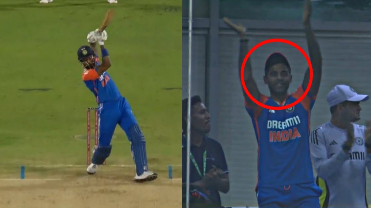 Suryakumar Stading Reaction on Hardik Pandya Great Innings Against ...