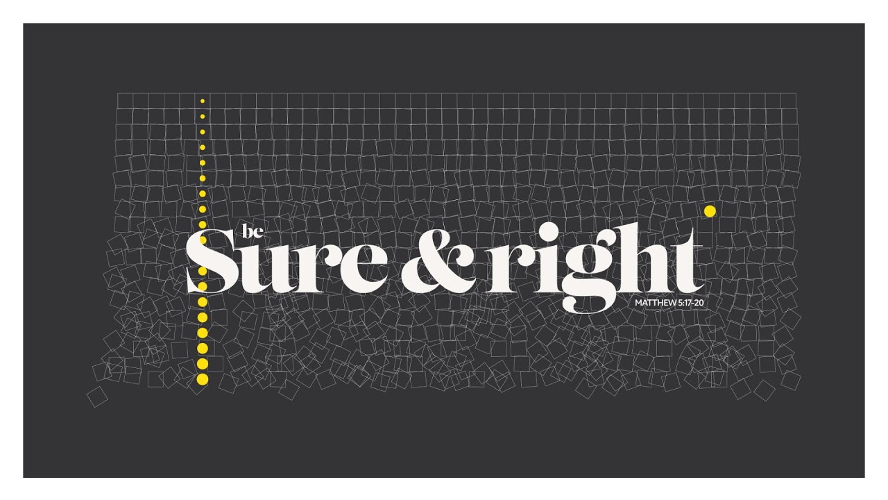 06-Oct-2024: Beatitudes: Be Sure & Right - YouTube
