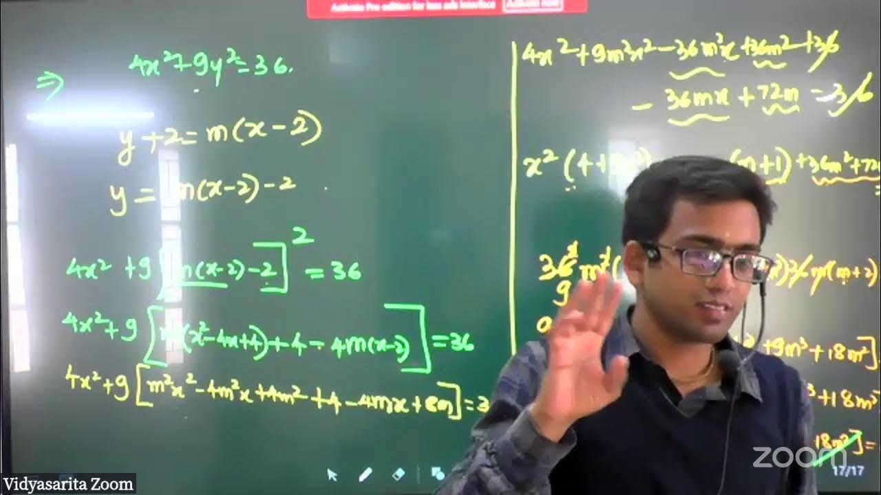 Ellipse L-08 | 10-12-2024 | Bhavin sir | Math's 11th B7 MHTCET | VSA ...