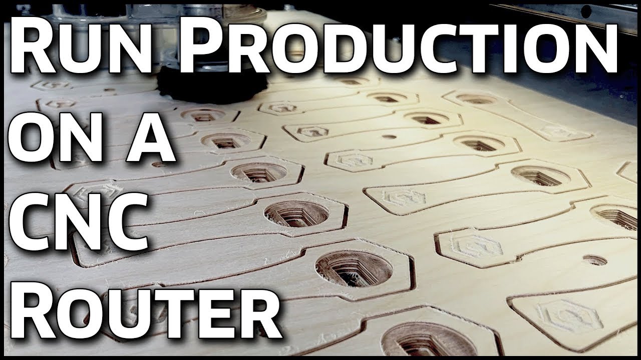 Mass Production on a Shapeoko 5 CNC Router - Lessons Learned - YouTube