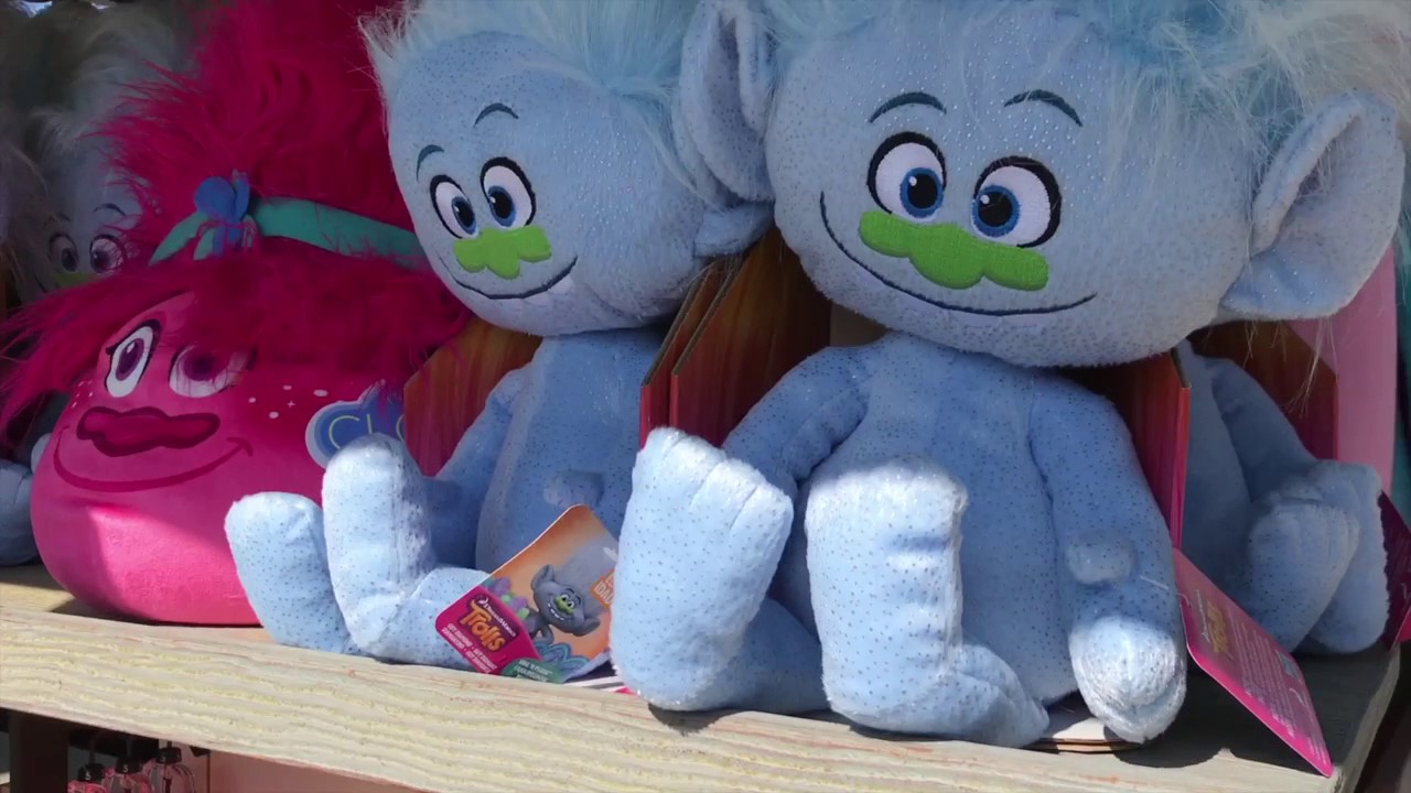 Trolls merchandise now at Universal Orlando - YouTube