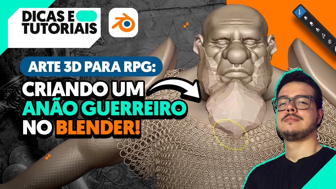 Arte 3D para RPG: Criando um Anão Guerreiro no Blender! - YouTube