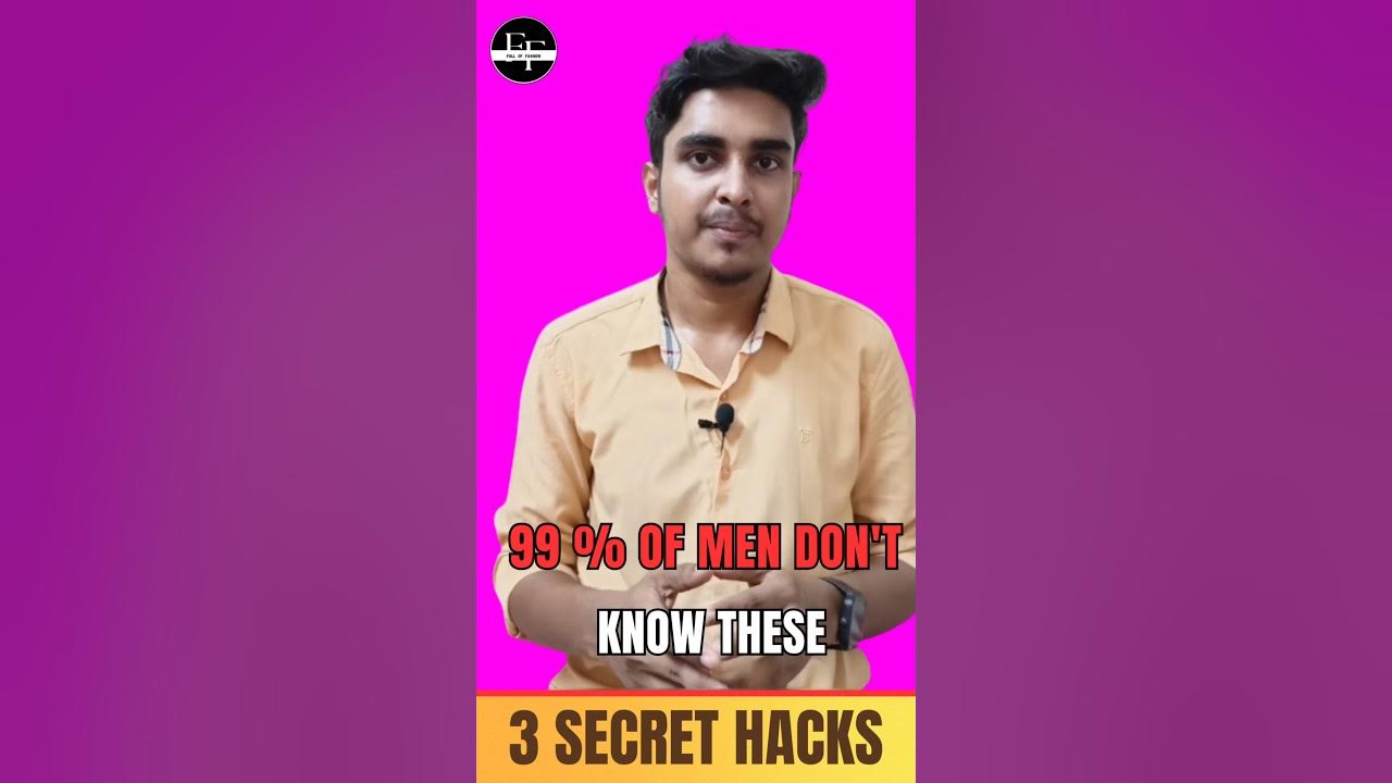 3 Grooming tips every men should know #shorts #grooming - YouTube