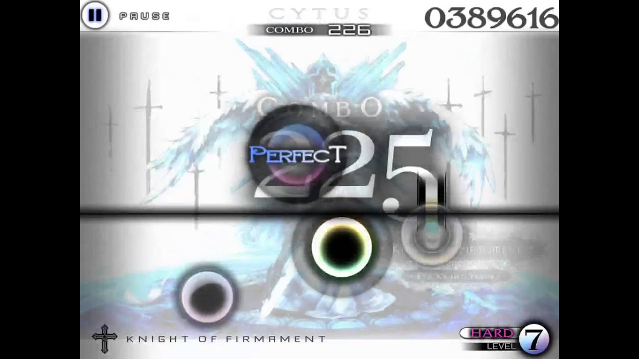 Cytus Gameplay: Knight of Firmament 0999011 Rank S - YouTube