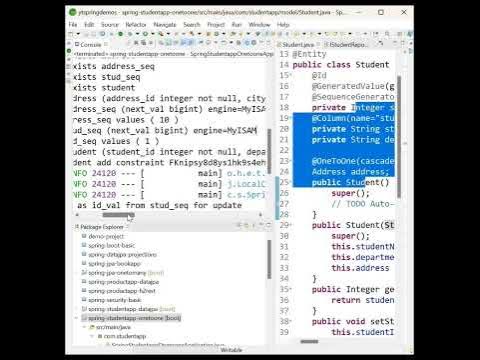 what is the use of @JoinColumn in one-to-one mapping? # ...