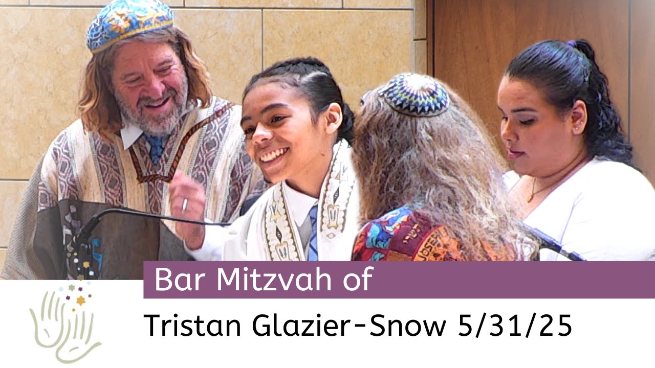 Bar Mitzvah of Tristan Glazier-Snow 5/31/25 - YouTube