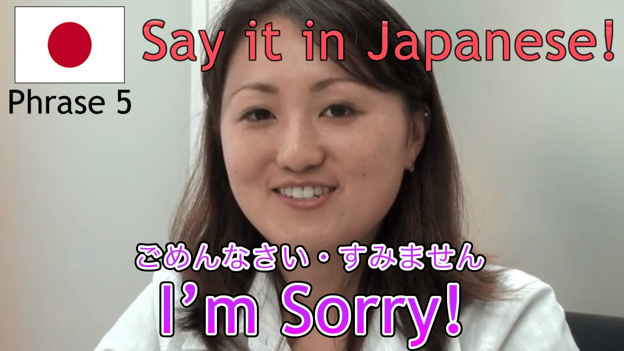 Online Japanese Lesson 5 40 Sorry Excuse Me YouTube online-japanese-lesson-5-40-sorry-excuse-me-youtube