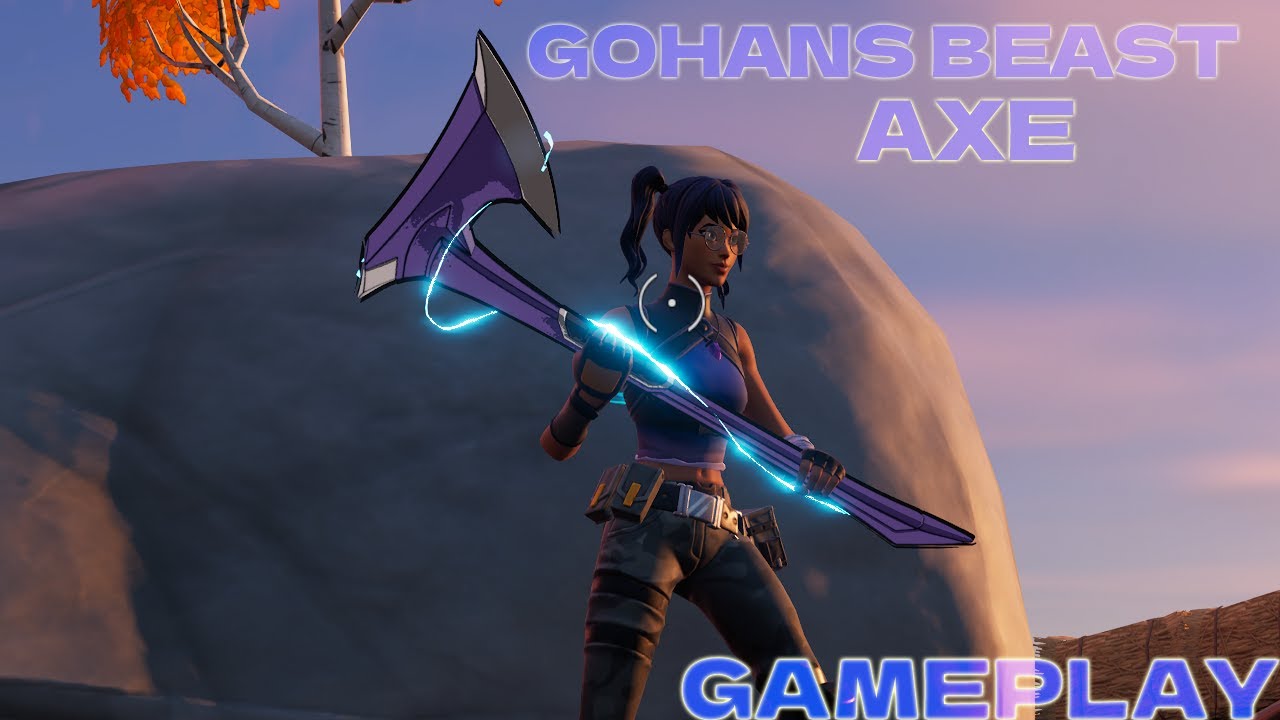GOHAN'S BEAST AXE GAMEPLAY! - YouTube